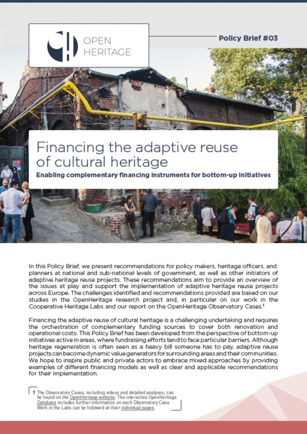 OpenHeritage – People. Places. Potential.